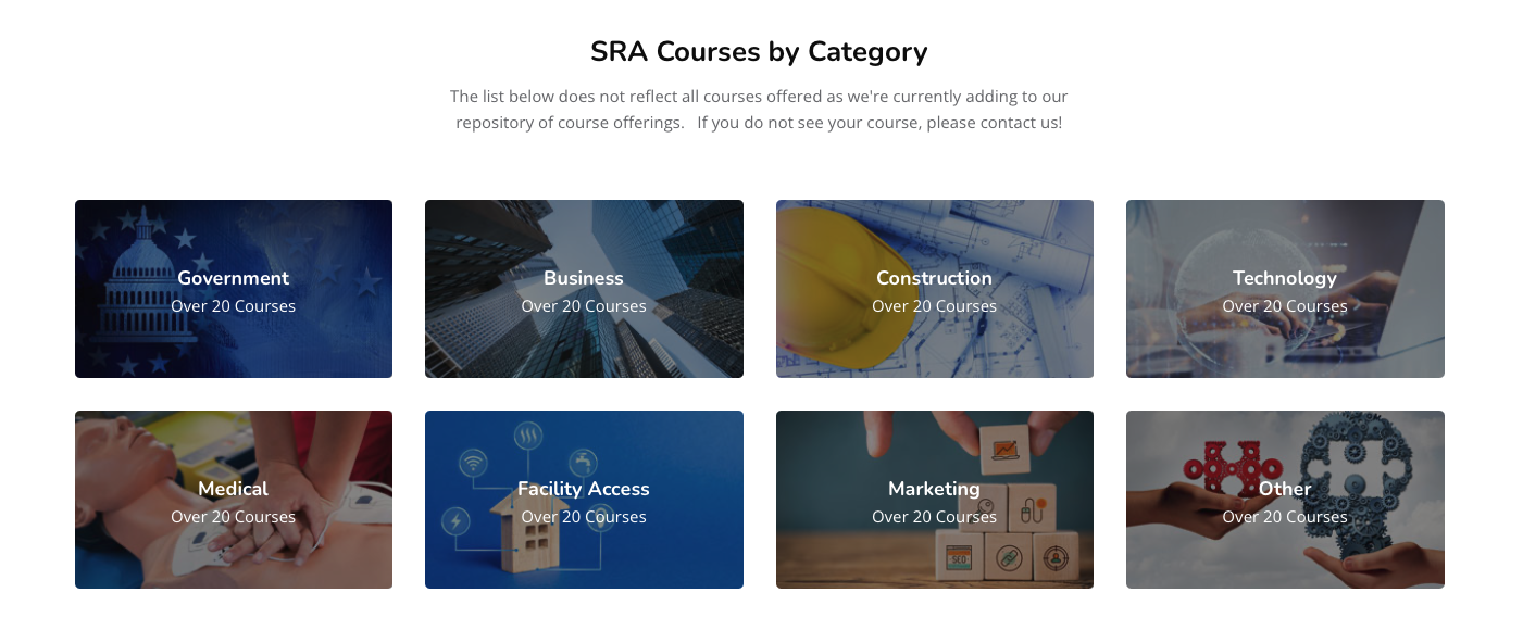 Course Library - SRA